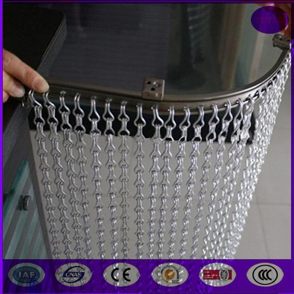 Aluminium Silver Chain Fly Wasp Insect Bug Door Screen 90cm X 200cm ...