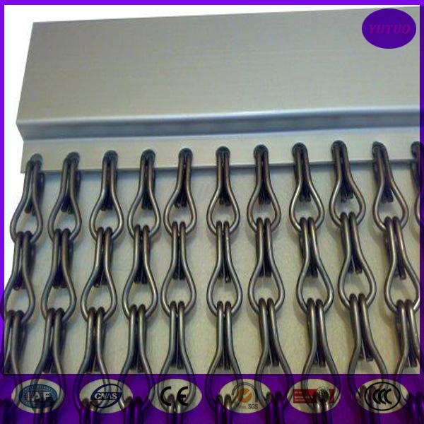 Aluminium Silver Chain Fly Wasp Insect Bug Door Screen 90cm X 200cm ...