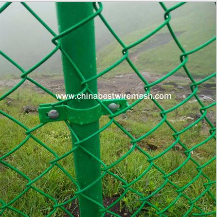 PVC Coated 80x80 opening chain link fence post spacing for architecture ...
