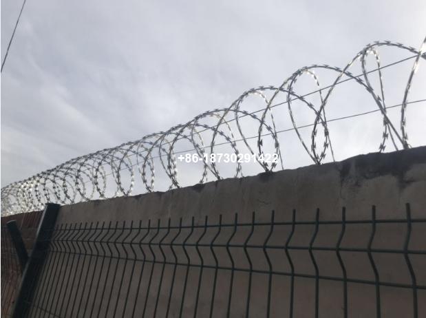high security razor barbe wire cage for Military Prison Barriers fence