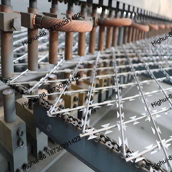 High security welded razor wire mesh with blade type BTO-22 for fence ...