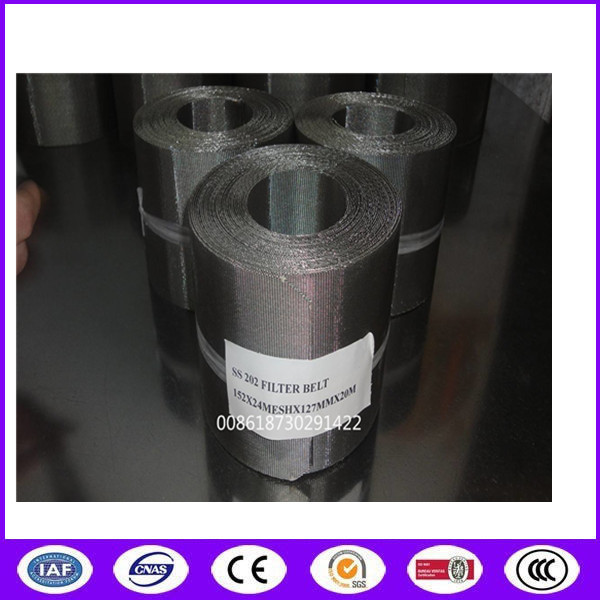 152/24mesh 127mm width,10m/roll Belt Screen Filter Mesh made in China ...